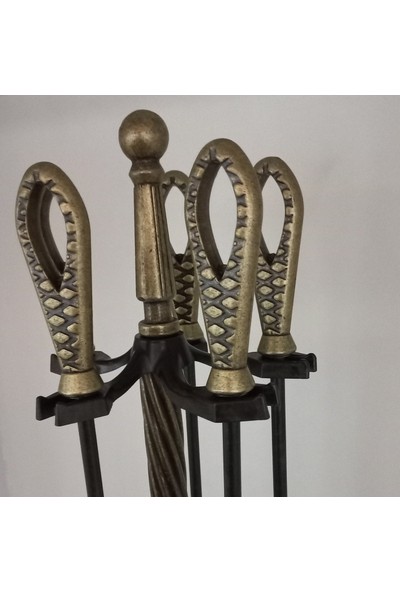 Kocher Kocherhome Şömine Maşa Kürek Takımı Kocher Kocherhome Şömine Maşa Kürek Takımı