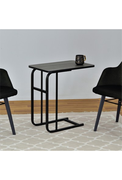 Vilinze Çok Amaçlı Mdf Metal Ayak C Sehpa