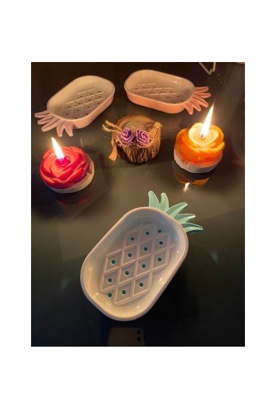 Home Future Ananas Tasarımlı Katı Kuru Sabunluk Ananas Sabunluk Banyo Lavabo Home Future Ananas Tasarımlı Katı Kuru Sabunluk Ananas Sabunluk Banyo Lavabo