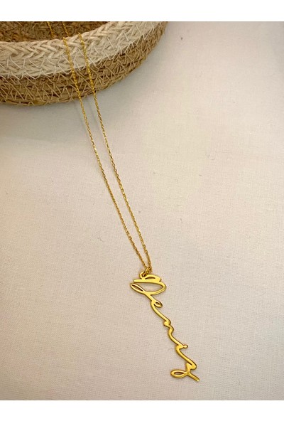 Bedir Gümüş 925 Ayar El Yazısı Isimli Kolye