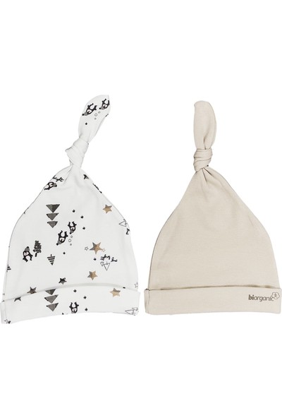 Biorganic Frozen Penguins 2'li Bebek Şapkası 72130