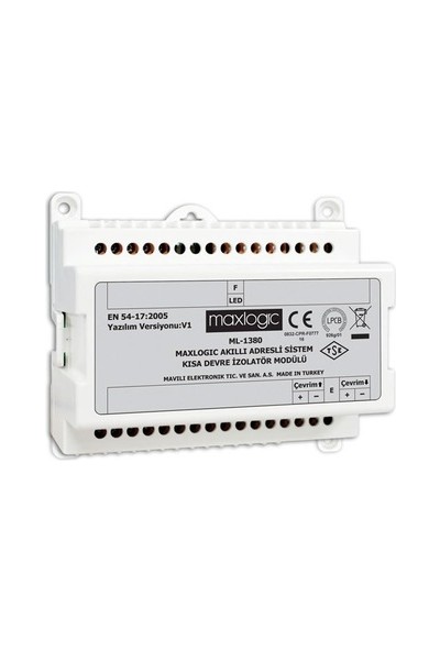 Maxlogic ML-1380 Kısa Devre Izolatör Modülü Maxlogic ML-1380 Kısa Devre Izolatör Modülü