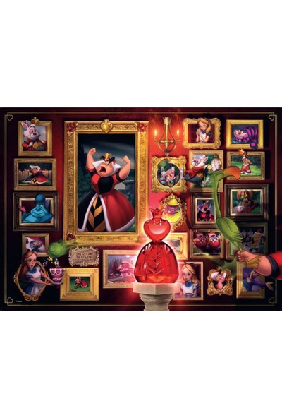 Ravensburger Villainous The Queen Of Hearts 1000 Parça Puzzle 150267 Ravensburger Villainous The Queen Of Hearts 1000 Parça Puzzle 150267