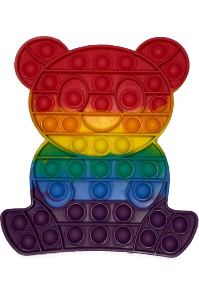Pop It Toys Pop It Push Bubble Fidget Özel Duyusal Zihinsel Stres Oyuncağı Ayıcık Figürü Pop It Toys Pop It Push Bubble Fidget Özel Duyusal Zihinsel Stres Oyuncağı Ayıcık Figürü
