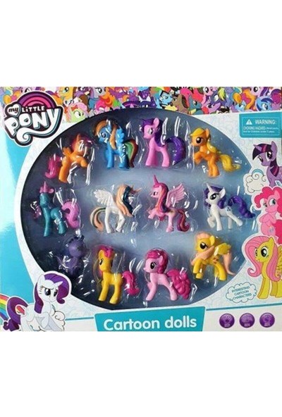 My Little Pony 12 Li Set Figür Oyuncak Pony