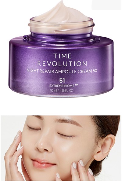 Yaşlanma Karşıtı Probiyotik İçerikli Nemlendirici Krem 50ml Time Revolution Probio Ampoule Cream 5X
