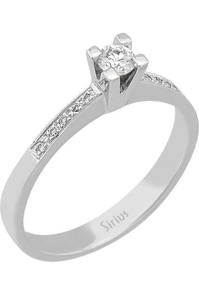 Sirius G Renk Toplam 0,20 Karat Pırlanta Tektaş Yüzük 0407R0050 Sirius G Renk Toplam 0,20 Karat Pırlanta Tektaş Yüzük 0407R0050