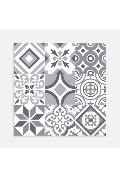 Tink Geometrik 019 Desenli Pvc Karo 30X30 cm 4'lü 0,36 M2 Tink Geometrik 019 Desenli Pvc Karo 30X30 cm 4'lü 0,36 M2