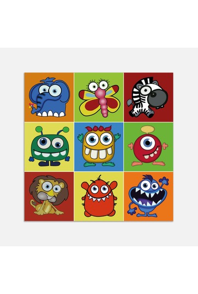 Tink Çocuk Desenli Pvc Karo 30X30 cm 4'lü 0,36 M2 Tink Çocuk Desenli Pvc Karo 30X30 cm 4'lü 0,36 M2