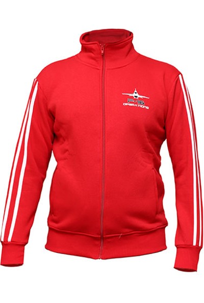 Fly Tshirt Red Operatıons Erkek Sweatshirt - Kırmızı