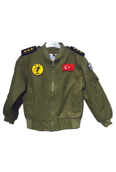 Fly Tshirt Çocuk Pilot Montu - Yeşil Fly Tshirt Çocuk Pilot Montu - Yeşil