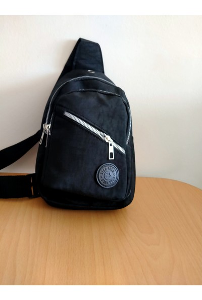 Starpolo Kadın Siyah Sırt ve Göğüs Askılı Çanta