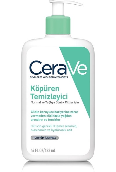 Cerave Köpüren Temizleyici 473 ml