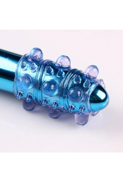 Lovyco Silikon Kabartmalı Tırtıklı Penis Kılıfı