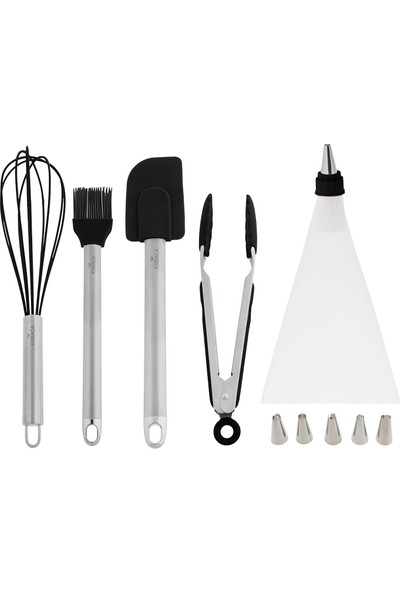 Karaca Eka 10 Parça Pasta Servis Gereci-Black