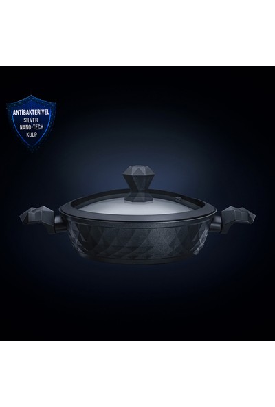 Karaca Bio Diamond 30 cm 5 lt Antibakteriyel Kulp Karnıyarık Tenceresi Karaca Bio Diamond 30 cm 5 lt Antibakteriyel Kulp Karnıyarık Tenceresi