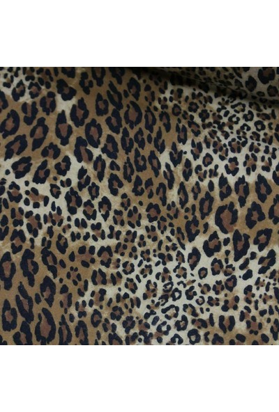 Mazhar Leopar Desenli Kahve Velvetin Mazhar Leopar Desenli Kahve Velvetin
