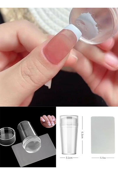 Uniquem Tırnak Damgası Stamper Büyük Geniş Boy XLSTMP501