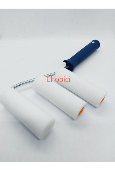 Cadence Sünger Rulo Fırça 10CM Mavi +2 Yedek Sünger Cadence Sünger Rulo Fırça 10CM Mavi +2 Yedek Sünger