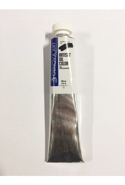 E Hobici Cenova Art Profesyonel Yağlı Boya 85 Ivory Black 180ML E Hobici Cenova Art Profesyonel Yağlı Boya 85 Ivory Black 180ML