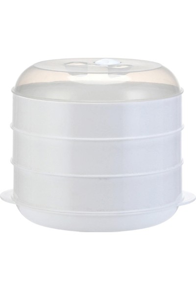 Kesoto Mikrodalga Vapur Isıtma Vapur Çanak Ev Mutfak Ofis Aralığı -20-120 ° C Beyaz - L 3 Tier (Yurt Dışından) Kesoto Mikrodalga Vapur Isıtma Vapur Çanak Ev Mutfak Ofis Aralığı -20-120 ° C Beyaz - L 3 Tier (Yurt Dışından)