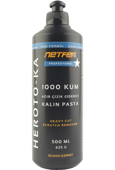 Netfer Heroto-KA Kalın Çizik Giderici Pasta - 500 ml Netfer Heroto-KA Kalın Çizik Giderici Pasta - 500 ml