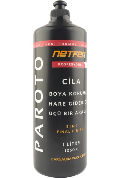 Netfer Paroto Cila Boya Koruma - 1 lt Netfer Paroto Cila Boya Koruma - 1 lt