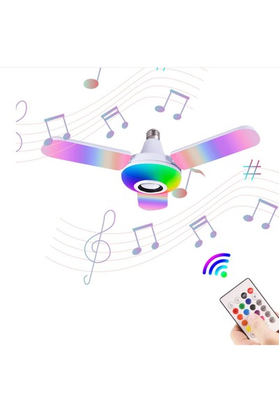 Bintech Kingboss Ld-50 Bluetooth Spekar Rgb Musıc Lamp Uzaktan Kumandalı Bintech Kingboss Ld-50 Bluetooth Spekar Rgb Musıc Lamp Uzaktan Kumandalı