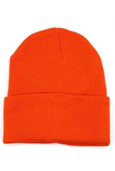 Marlux Erkek Turuncu Düz Bere - MRLXEBR004 Marlux Erkek Turuncu Düz Bere - MRLXEBR004