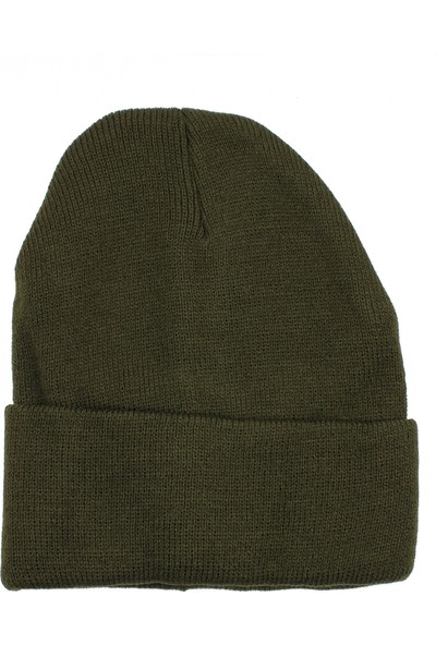 Marlux Erkek Koyu Haki Düz Bere - MRLXEBR009 Marlux Erkek Koyu Haki Düz Bere - MRLXEBR009