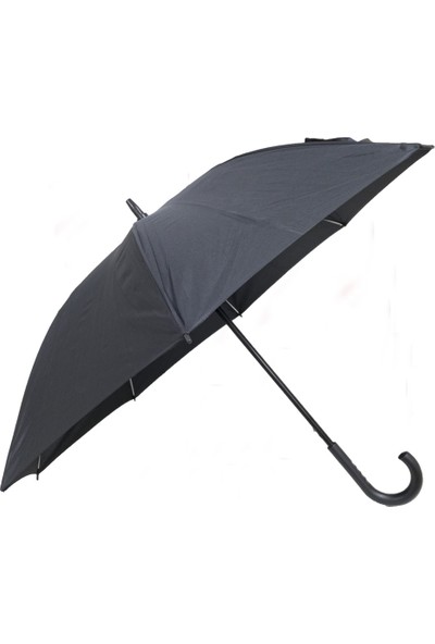 Marlux Siyah 8 Tel Fiber Erkek Baston Şemsiye Marlux Siyah 8 Tel Fiber Erkek Baston Şemsiye