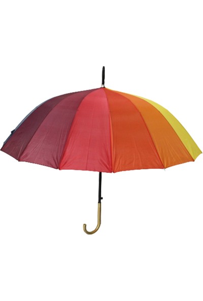 Marlux 16 Telli Kadın Gökkuşağı Baston Şemsiye M21MARC10R001