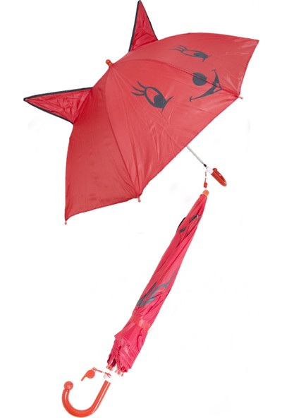 Marlux Kırmızı Çocuk Boy Şemsiye Şemsiye