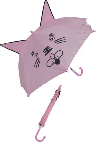 Marlux Pembe Çocuk Boy Şemsiye Şemsiye