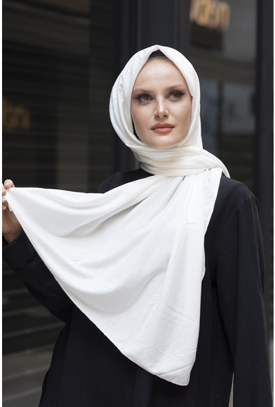 Stella Kadın Penye Şal Ekru