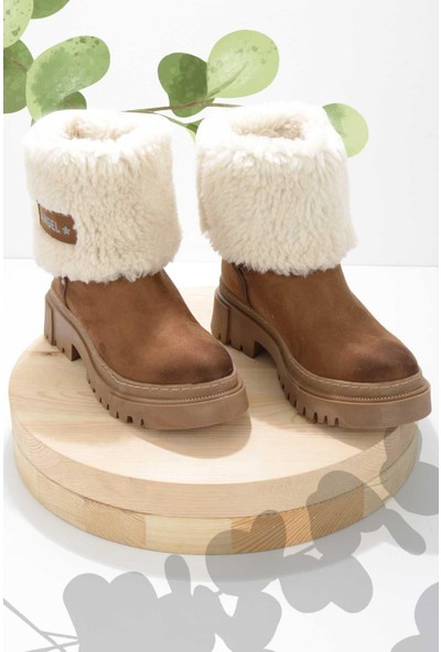 Bambi Taba Süet Kadın Bot & Bootie K025110011