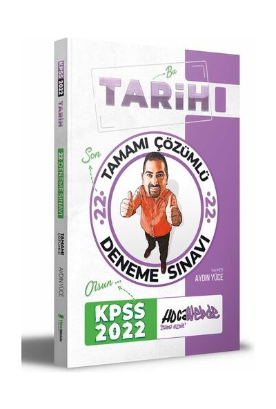 Hoca Webde Yayınları Hocawebde 2022 Kpss Tarih Tamamı Çözümlü 22 Deneme