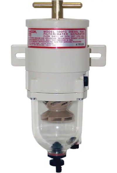Parker 500FG30 - Yakıt Filtresi Su Ayırıcı - Racor Turbine Serisi -500FG