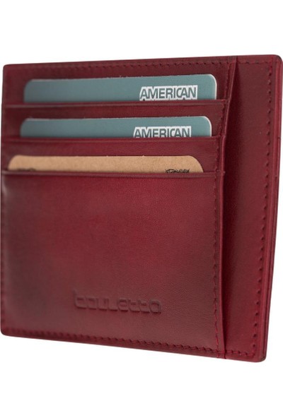 Bouletta BLWL018 Deri KARTLIK-V4EF Bordo Efektli