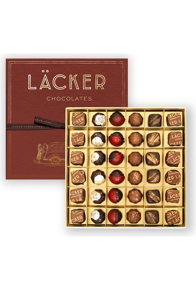 Lacker Chocolates Signature Box Hediye Çikolata Kutusu 36'lı