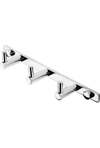 Duxxa Minimal 3 Lü Set Askılık Krom