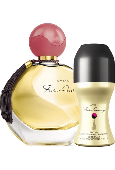 Avon Far Away Edp 50 ml Kadın Parfüm + Roll-On 50 ml Avon Far Away Edp 50 ml Kadın Parfüm + Roll-On 50 ml