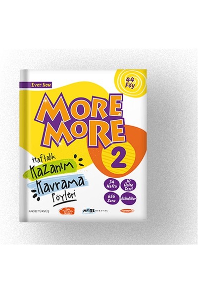 Kurmay Yayınları 2 More&More Haftalık Kazanım Kavrama Föyleri