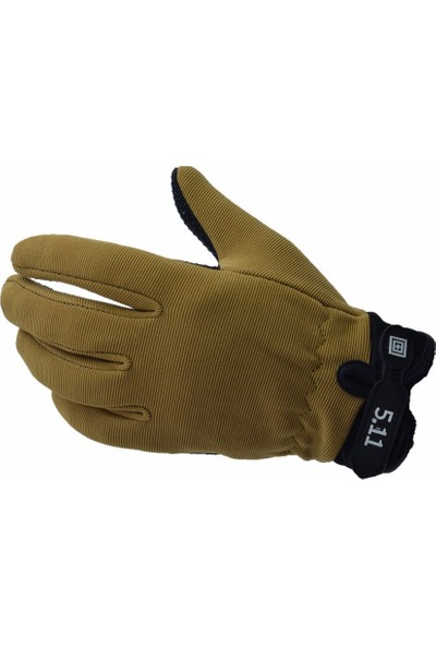 Mude 5.11 L Beden Tam Boy Taktik Eldiven Bej