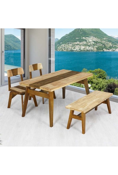 Vitale Timber Bench Set