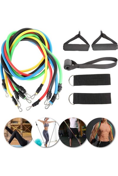 Charge Metal Uçlu Taşıma Cantalı 11 Parçalı Direnç Lastik Seti Charge Metal Uçlu Taşıma Cantalı 11 Parçalı Direnç Lastik Seti