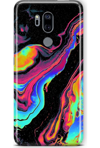 Albatech Lg G7 Thinq Kılıf Desenli Silikon Kapak Adaption