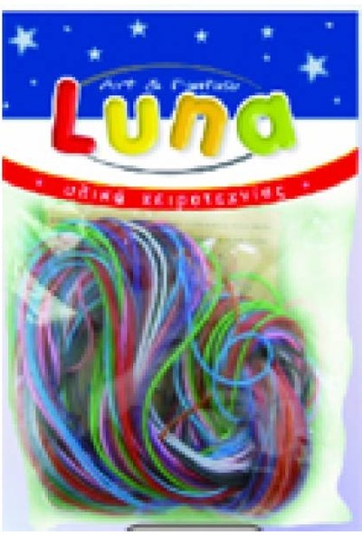 Luna Plastik Renkli Bileklik Örgü Kordonu 80CM 50'li Pakey Luna Plastik Renkli Bileklik Örgü Kordonu 80CM 50'li Pakey