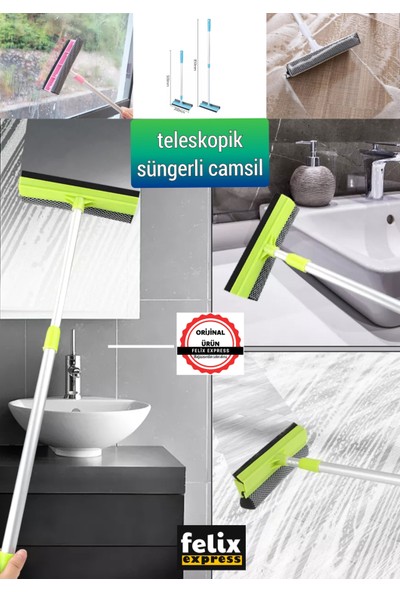Ayarlanabilir Uzun Saplı Pencere ve Duvar Silecek Ayarlanabilir Uzun Saplı Pencere ve Duvar Silecek