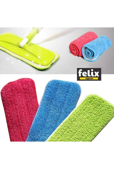 Felix Express Tablet Mop Bezi 2 Adet (48X38X14CM) Felix Express Tablet Mop Bezi 2 Adet (48X38X14CM)